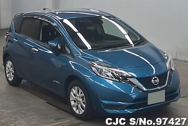 2020 Nissan Note Blue for sale | Stock No. 97427 | Japanese Used Cars ...