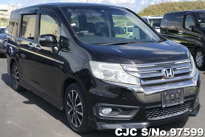 2012 Honda Step Wagon Black for sale | Stock No. 97599 | Japanese Used ...