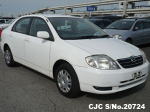 2000 Toyota Corolla White for sale | Stock No. 20724 | Japanese Used ...