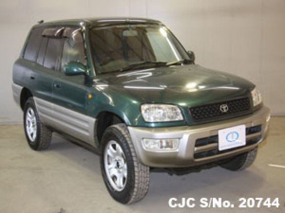 1997 Toyota Rav4 Green 2 Tone for sale | Stock No. 20744 | Japanese ...