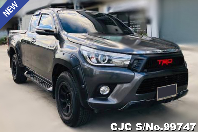 2017 Toyota Hilux Gray for sale | Stock No. 99747 | Japanese Used Cars ...