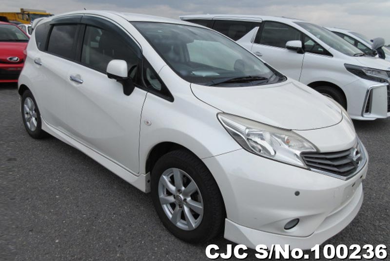 2012 Nissan Note White for sale | Stock No. 100236 | Japanese Used Cars ...