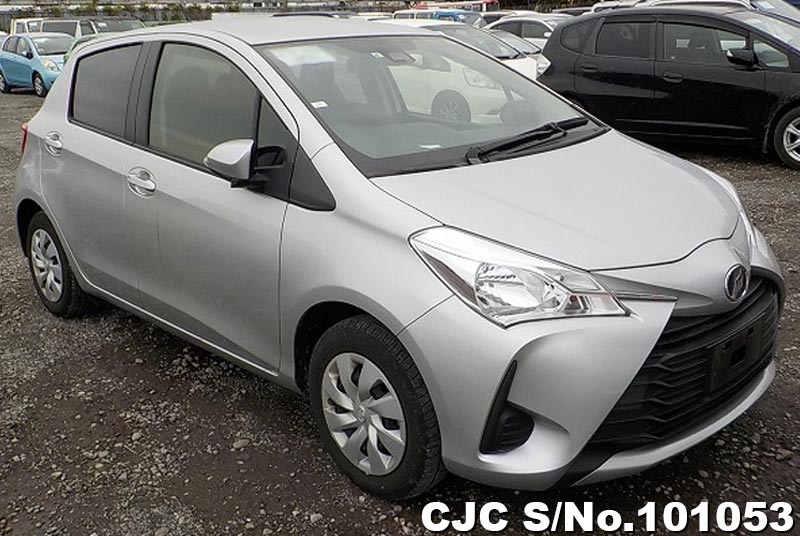 2019 Toyota Vitz Silver for sale | Stock No. 101053 | Japanese Used ...
