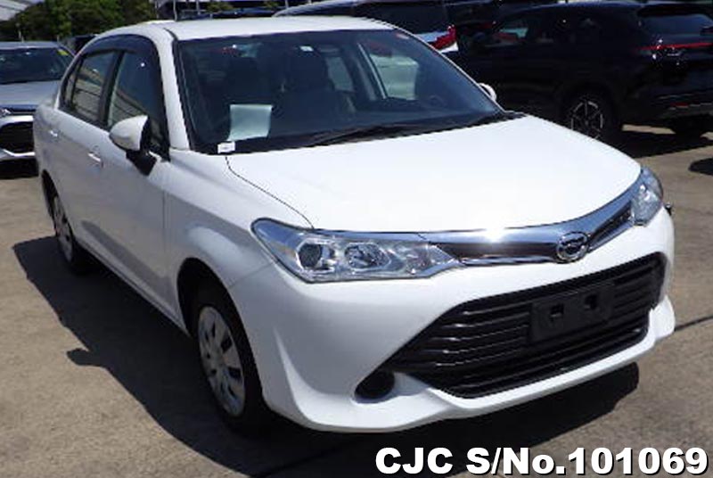 2017 Toyota Corolla Axio White for sale | Stock No. 101069 | Japanese ...