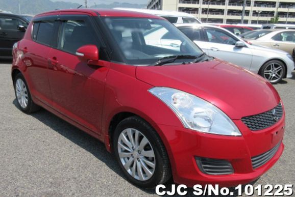 2012 Suzuki Swift Red for sale | Stock No. 101225 | Japanese Used Cars ...