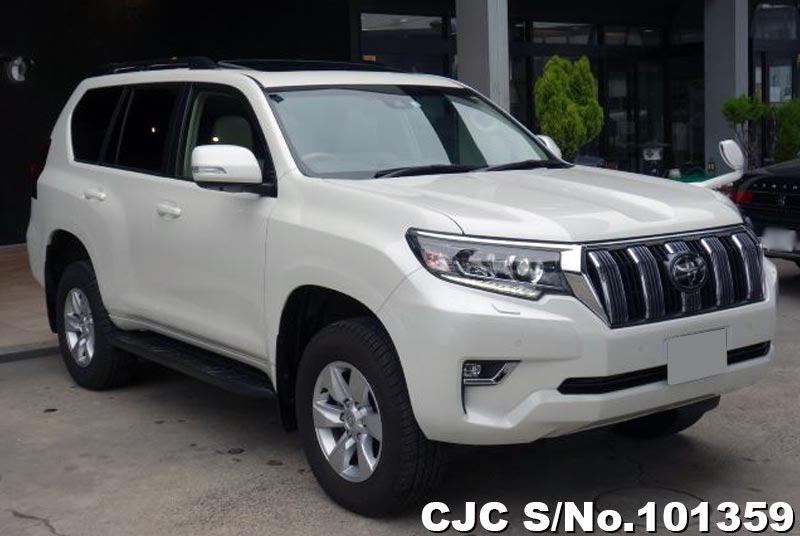 2021 Toyota Land Cruiser Prado White for sale | Stock No. 101359 ...