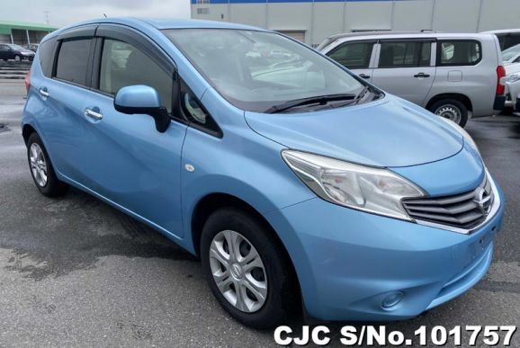 2013 Nissan Note Light Blue for sale | Stock No. 101757 | Japanese Used ...