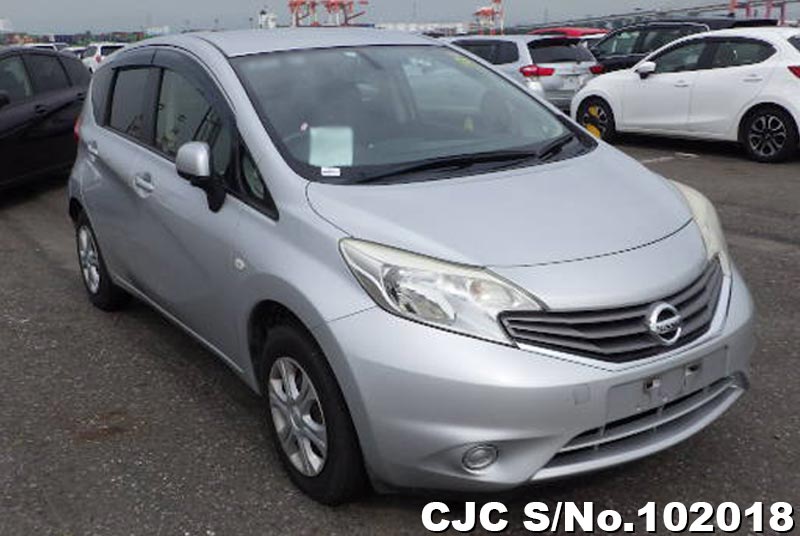 2013 Nissan Note Silver for sale | Stock No. 102018 | Japanese Used ...