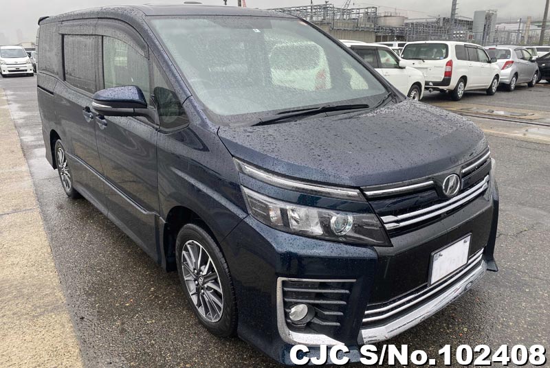 2014 Toyota Voxy Dark Blue for sale | Stock No. 102408 | Japanese Used ...