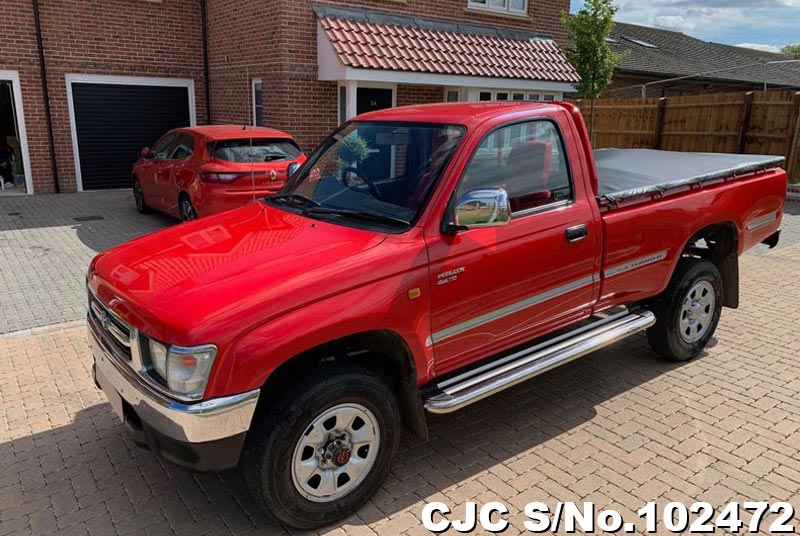 2000 Toyota Hilux Red for sale | Stock No. 102472 | Japanese Used Cars ...