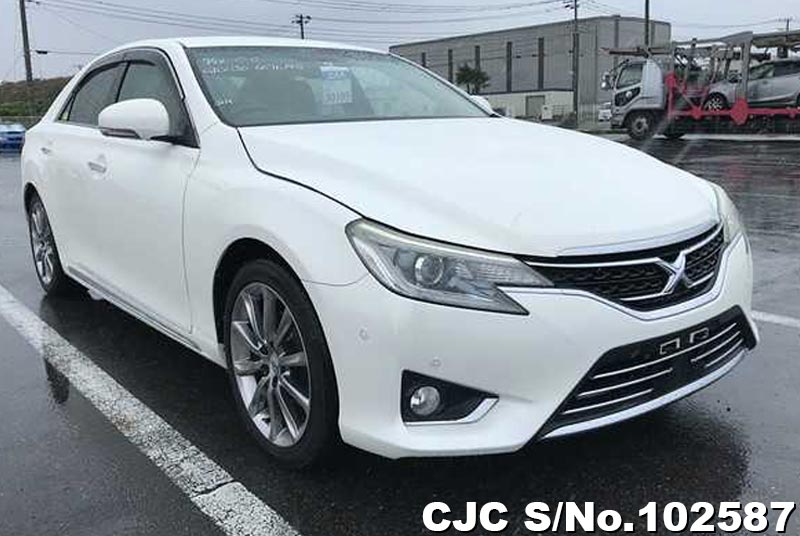 2013 Toyota Mark X White for sale | Stock No. 102587 | Japanese Used ...