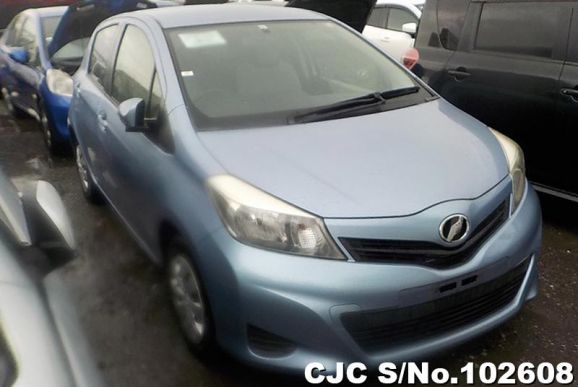 2013 Toyota Vitz Blue for sale | Stock No. 102608 | Japanese Used Cars ...