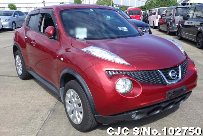 2013 Nissan Juke Red for sale | Stock No. 102750 | Japanese Used Cars ...