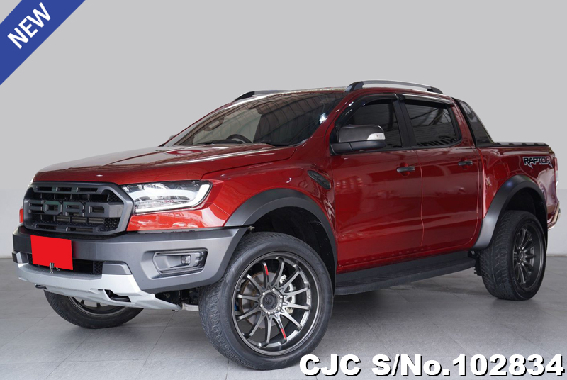 2019 Ford Ranger Red for sale | Stock No. 102834 | Japanese Used Cars ...