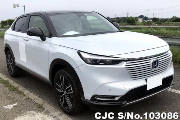 2022 Honda Vezel White for sale | Stock No. 103086 | Japanese Used Cars Exporter
