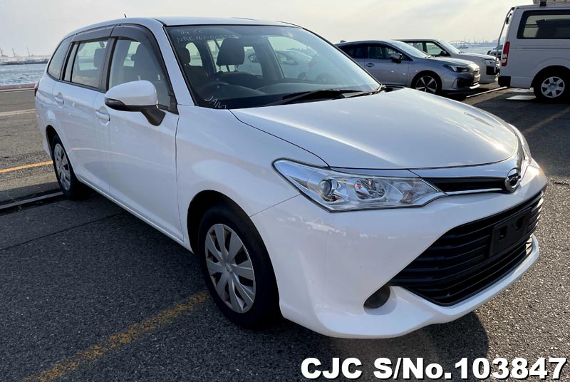 2017 Toyota Corolla Fielder White for sale | Stock No. 103847 ...