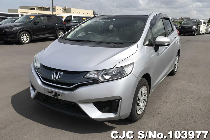 2014 Honda Fit Silver for sale | Stock No. 103977 | Japanese Used Cars Exporter