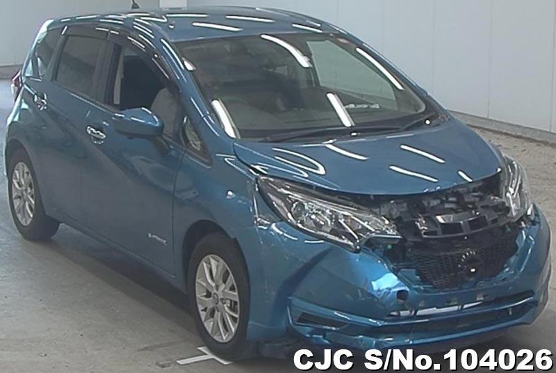 2020 Nissan Note Blue for sale | Stock No. 104026 | Japanese Used Cars ...