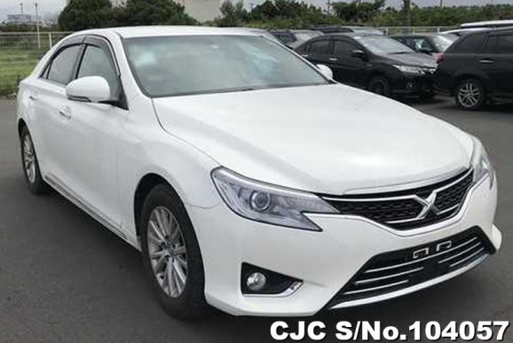 2016 Toyota Mark X White for sale | Stock No. 104057 | Japanese Used ...