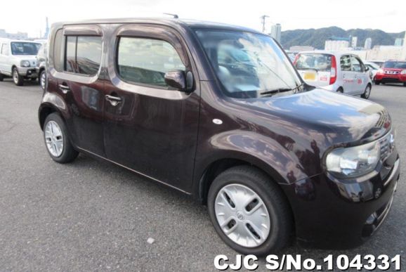 2013 Nissan Cube Brown for sale | Stock No. 104331 | Japanese Used Cars ...