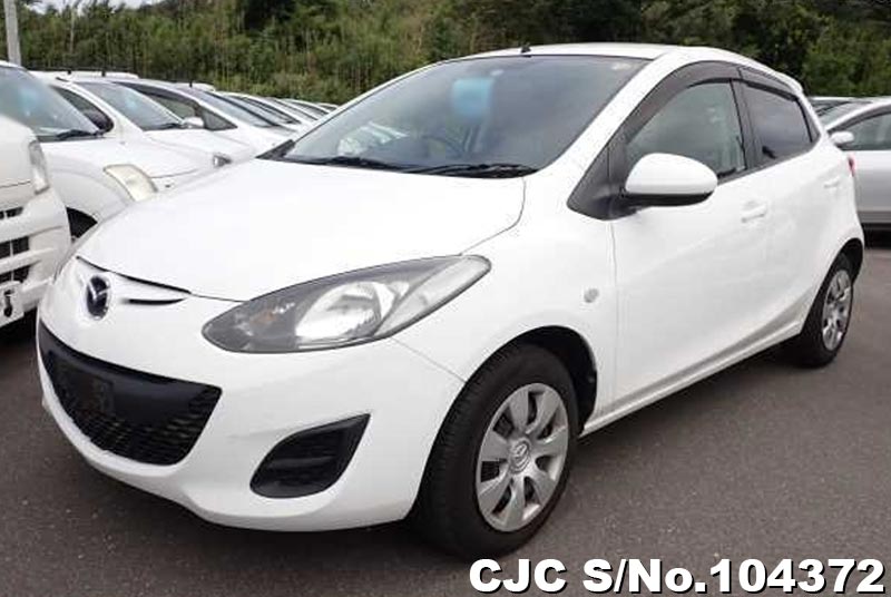 2014 Mazda Demio White for sale | Stock No. 104372 | Japanese Used Cars ...