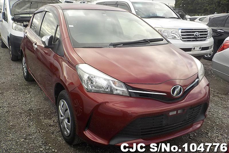 2014 Toyota Vitz Wine for sale | Stock No. 104776 | Japanese Used Cars ...