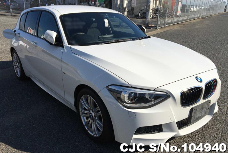 2014 BMW 1 Series White for sale | Stock No. 104940 | Japanese Used ...
