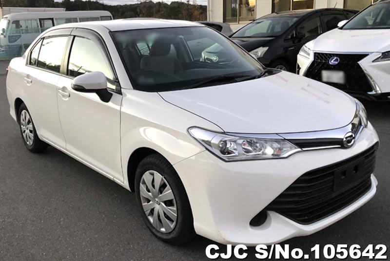 2017 Toyota Corolla Axio White for sale | Stock No. 105642 | Japanese ...