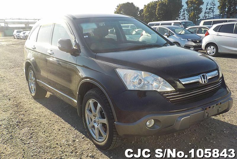 2008 Honda CRV Black for sale | Stock No. 105843 | Japanese Used Cars ...