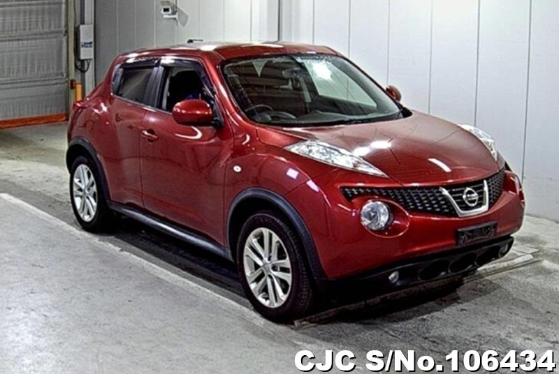 2014 Nissan Juke Red for sale | Stock No. 106434 | Japanese Used Cars ...