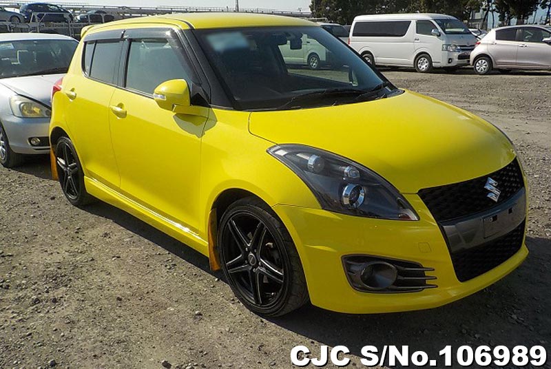 2014 Suzuki Swift Sports Yellow for sale | Stock No. 106989 | Japanese ...