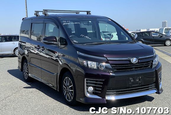 2014 Toyota Voxy Purple for sale | Stock No. 107703 | Japanese Used ...