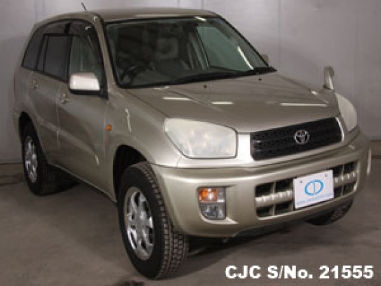 2002 Toyota Rav4 Gold for sale | Stock No. 21555 | Japanese Used Cars ...