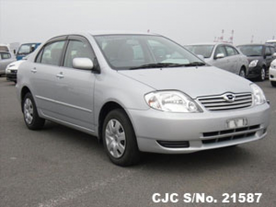 2002 Toyota Corolla Silver for sale | Stock No. 21587 | Japanese Used ...