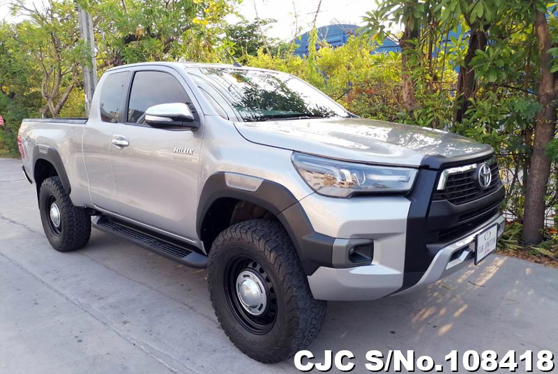 2017 Toyota Hilux Gray for sale | Stock No. 108418 | Japanese Used Cars ...