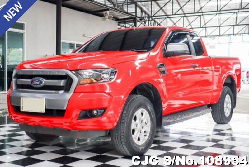 2017 Ford Ranger Red for sale | Stock No. 108954 | Japanese Used Cars ...