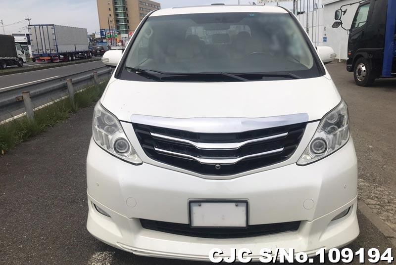 2008 Toyota Alphard White for sale | Stock No. 109194 | Japanese Used ...