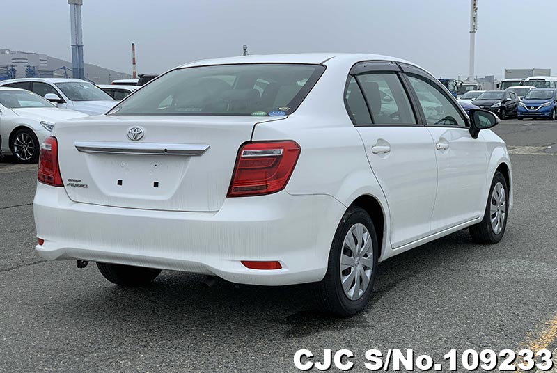 2017 Toyota Corolla Axio White for sale | Stock No. 109233 | Japanese ...