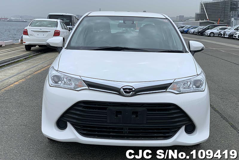 2017 Toyota Corolla Axio White for sale | Stock No. 109419 | Japanese ...