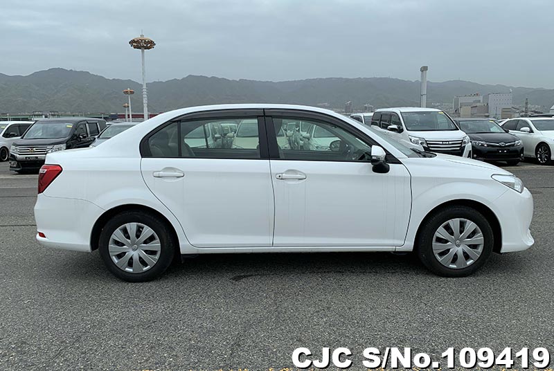 2017 Toyota Corolla Axio White for sale | Stock No. 109419 | Japanese ...