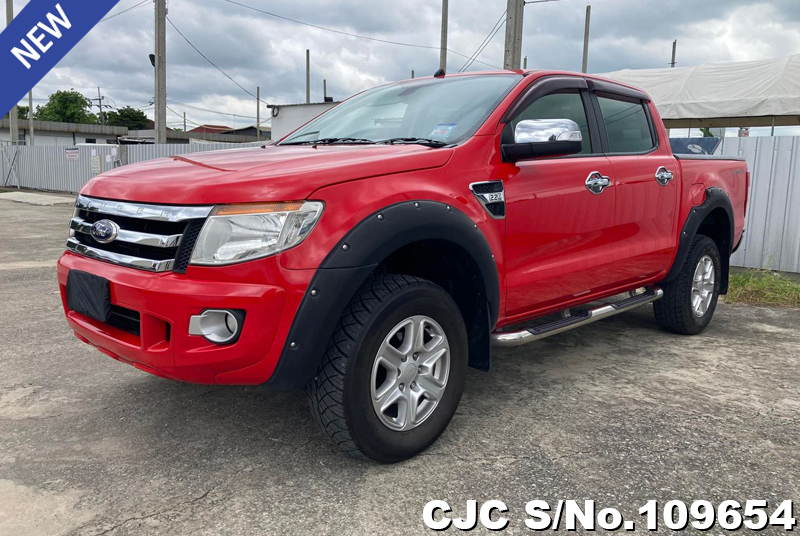 2014 Ford Ranger Red for sale | Stock No. 109654 | Japanese Used Cars ...