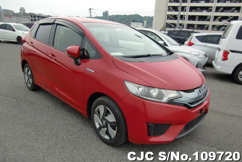 2014 Honda Fit Red for sale | Stock No. 109720 | Japanese Used Cars ...