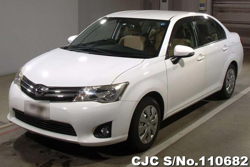 2014 Toyota Corolla Axio White for sale | Stock No. 110682 | Japanese ...