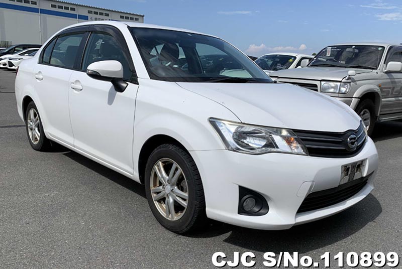 2014 Toyota Corolla Axio White for sale | Stock No. 110899 | Japanese ...