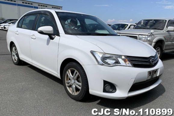 2014 Toyota Corolla Axio White for sale | Stock No. 110899 | Japanese ...