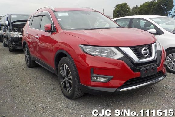 2018 Nissan X-Trail Red for sale | Stock No. 111615 | Japanese Used Cars Exporter