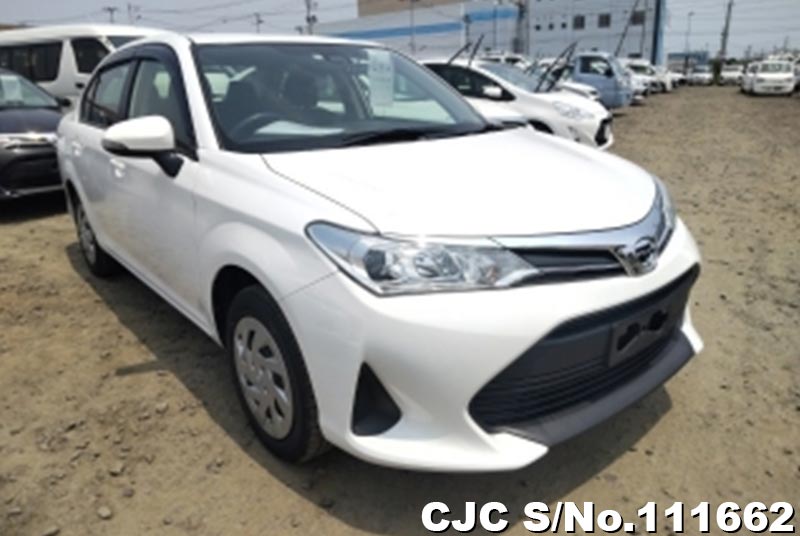2018 Toyota Corolla Axio White for sale | Stock No. 111662 | Japanese ...