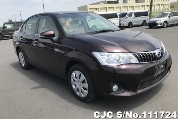 2014 Toyota Corolla Axio Brown for sale | Stock No. 111724 | Japanese ...