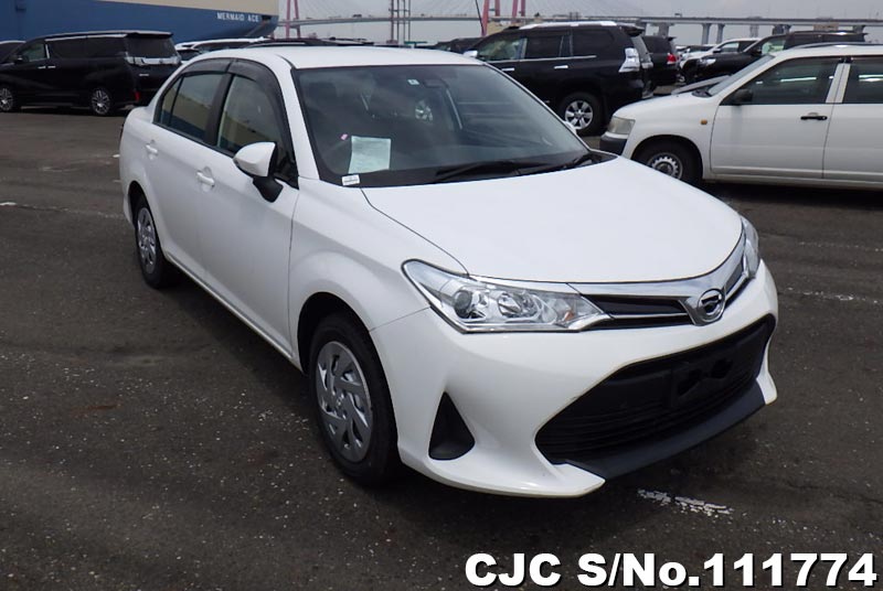 2018 Toyota Corolla Axio White for sale | Stock No. 111774 | Japanese ...