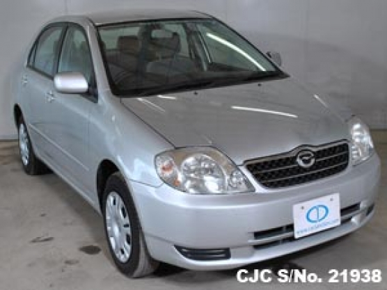 2002 Toyota Corolla Silver for sale | Stock No. 21938 | Japanese Used ...